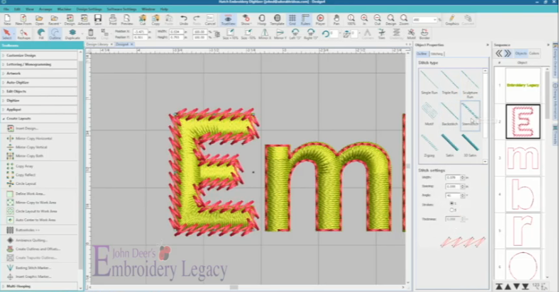 Embroidery Digitizing Designing